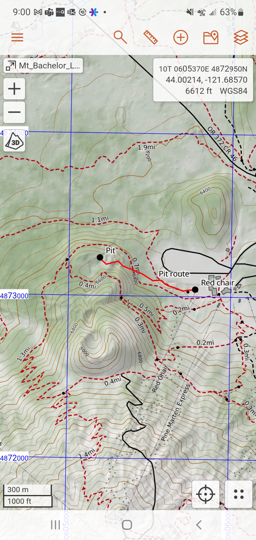 CalTopo – Santiam Pass Ski Patrol